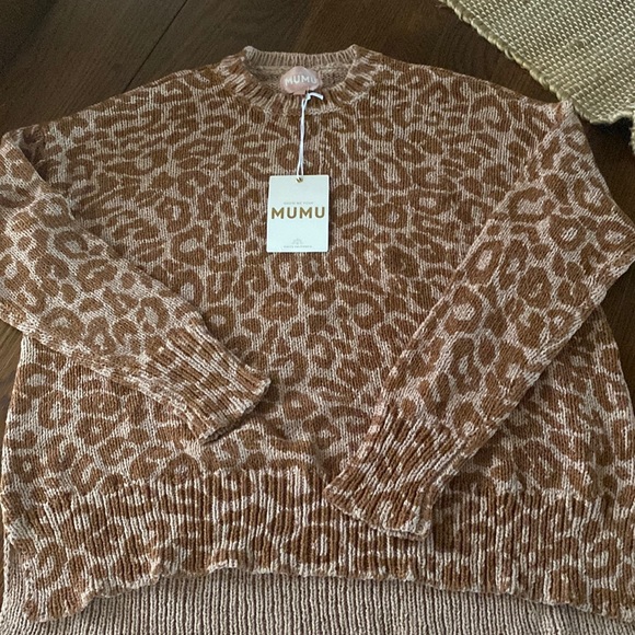 Show Me Your MuMu | Sweaters | Nwts Show Me Your Mumu Animal Print Sweater | Poshmark